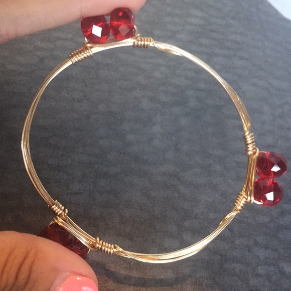 Jewelry | Red Stone Bracelet | Poshmark